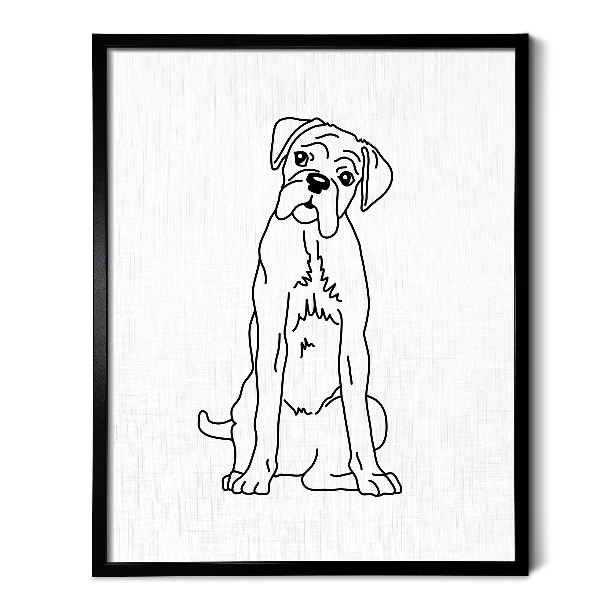Boxer Art Print – Scenic Route Shop