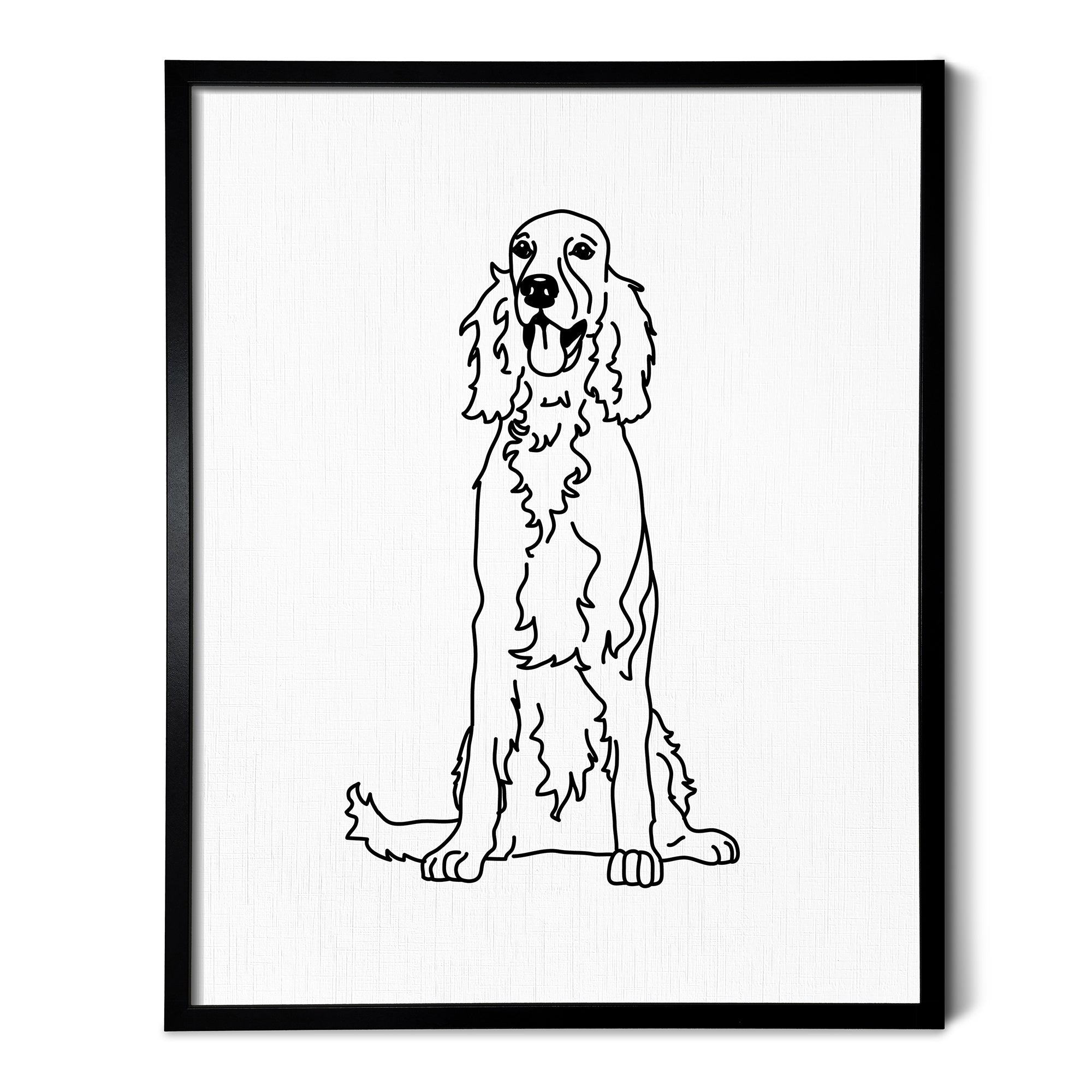 Irish Setter Art Print – Scenic Route Shop